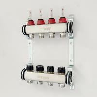 China Stainless steel manifold for hydronic underfloor heating for sale