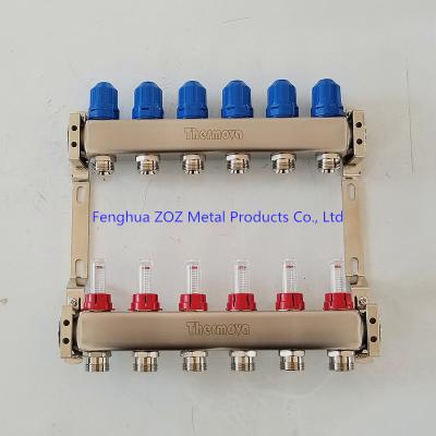China Stainless steel 304  Manifolds for Radiant Floor Heat and Underfloor Heating for sale