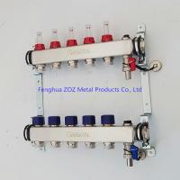 China Stainless Steel 304 Water Radiant Floor Heating Manifolds for sale