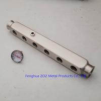 China ZZ18009 Stainless Steel PEX Floor Heating Manifold Pipe, Stainless Steel Heating Bar Manifolds for sale