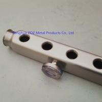 China ZZ18009 Stainless Steel PEX Floor Heating Manifold Pipe, Stainless Steel Heating Bar Manifolds for sale