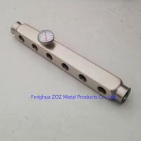 China ZZ18009 Stainless Steel PEX Floor Heating Manifold Pipe, Stainless Steel Heating Bar Manifolds for sale
