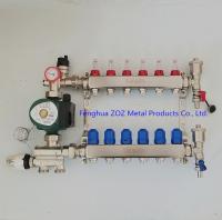China Stainless Steel Radiant Floor Heating Manifold Set for sale