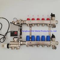 China Stainless Steel Radiant Floor Heating Manifold Set for sale