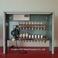 China Stainless Steel Radiant Floor Heating Manifold Set for sale