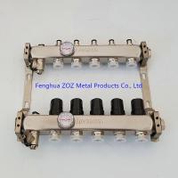 China Stainless Steel Hydronic Pex Radiant Heating Manifolds for sale