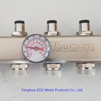 China Stainless Steel Hydronic Pex Radiant Heating Manifolds for sale