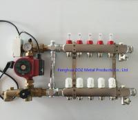 China Floor heating manifold pump and mixing valve set for sale