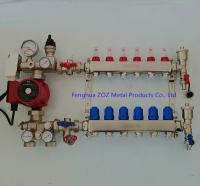 China Floor heating manifold pump and mixing valve set for sale