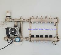 China Floor heating manifold pump and mixing valve set for sale