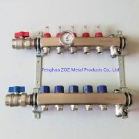 China Radiant Floor Heating Manifold Set of Stainless Steel 304 , PEX Radiant Heating Manifolds for sale