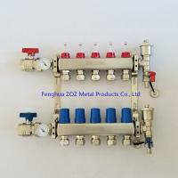 China Stainless Steel Radiant Floor Heating Manifold with 1/2