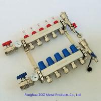 China Stainless Steel Radiant Floor Heating Manifold with 1/2