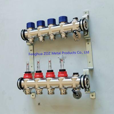 China Stainless Steel Radiant Floor Heating Manifold from Fenghua ZOZ Metal Products Co., Ltd. for sale