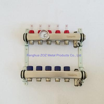China Radiant Floor Heat PEX Manifolds 4 Circuit for sale