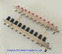China 10 Port Stainless Steel 304 Underfloor Heating Manifold Set , China OEM Stainless Steel Manifold for Floor Heating for sale