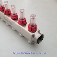 China Heizkreise Edelstahl Verteiler, Verteiler für Fußbodenheizung for sale