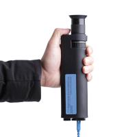 China Fiber Inspection Microscope, 400x microscope magnification, w/ 1.25mm and 2.5mm Universal Adapter for sale