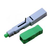 China Alligator clip, front bar wedge, SM, 52mm, for drop cable, vertical input, SC/APC Fiber Optic Fast Connector for sale