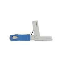 China Alligator clip, front bar wedge, SM, 52mm, for drop cable, vertical input, SC/UPC Field Assembly Optical Connector for sale