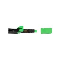 China Alligator clip, push-pull ring, SM, 50mm, for drop cable, vertical input, SC/APC field installable connector for sale