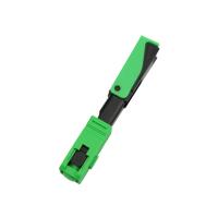 China Alligator clip, push-pull ring, SM, 50mm, for drop cable, vertical input, SC/APC field installable connector for sale