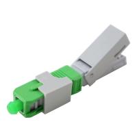 China Alligator clip, front bar wedge, SM, 52mm, for drop cable, vertical input, SC/APC Field Assembly Optical Connector for sale