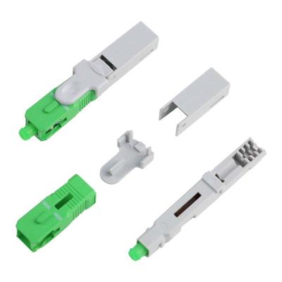 China Alligator clip, front bar wedge, SM, 52mm, for drop cable, vertical input, sc apc fast connector for sale