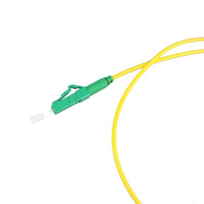 China LC APC to LC APC 2.0 mm Single model Simplex LSZH single core fiber optic cable for sale