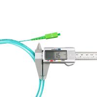 China 1.6mm SC APC SM Simplex G657A2 Fiber Optic Cable Assembly for sale