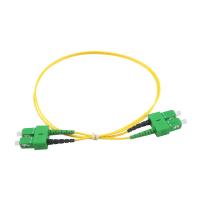 China SC/APC-SC/APC, with Duplex Clips, LSZH, 2.0mm, Duplex, G.657A2, 0.5 meters Indoor patch cord for sale