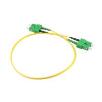 China SC/APC-SC/APC, with Duplex Clips, LSZH, 2.0mm, Duplex, G.657A2, 0.5 meters Indoor patch cord for sale
