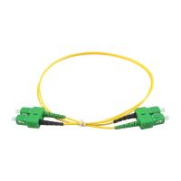 China SC/APC-SC/APC, with Duplex Clips, LSZH, 2.0mm, Duplex, G.657A2, 0.5 meters Indoor patch cord for sale