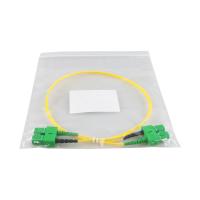 China SC/APC-SC/APC, with Duplex Clips, LSZH, 2.0mm, Duplex, G.657A2, 0.5 meters Indoor patch cord for sale