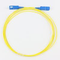 China 1.2mm Cable Diameter, SC/UPC-SC/UPC, LSZH, Simplex, G.657A2, 3 meters Indoor High Performance Fiber Optic Patch Cords for sale