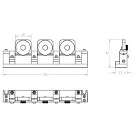 China 27mm Mini Tri-Ring Fiber Polarization Controllers with 18mm Winding Discs for Precise Polarization Adjustment for sale