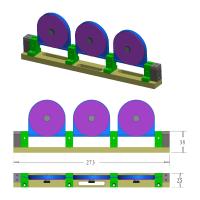 China 56mm Three-Ring Fiber Polarization Controllers for Versatile Polarization Control for sale
