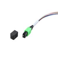 China 4 core 8 core Fanout patch cord with mtp/mpo connector for sale