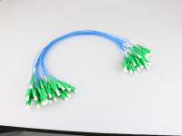 China ULC connector Blue 0.9mm fiber Hytrel patch cable jumper for sale