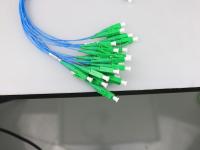 China ULC connector Blue 0.9mm fiber Hytrel patch cable jumper for sale