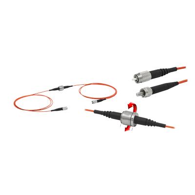 China 400nm～2200nm Multimode fiber optic rotary joint patch cord FC PC connector for sale