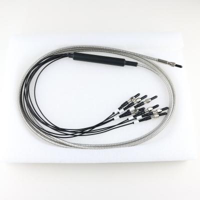 China Hexagonal 271-core SMA905 patch cord with armored tube for sale