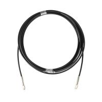 China Multimode 4.8mm LSZH Black Stainless Steel armored Patch Cable with FC PC connector for sale