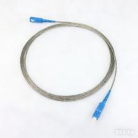 China SC/PC-SC/PC SM Sensing Cable steel 2.0mm metal patch cord fiber optic sensing for sale