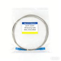 China SC/PC-SC/PC SM Sensing Cable steel 2.0mm metal patch cord fiber optic sensing for sale