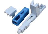China Alligator clip, flank U wedge, SM, 52mm, for drop cable, vertical input, SC/UPC Fiber Optic Fast Connectors for sale