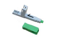 China Alligator clip, front bar wedge, SM, 52mm, for drop cable, vertical input, SC/APC Fiber Optic Fast Connector for sale
