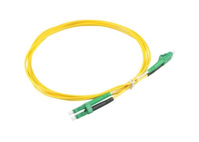China LC/APC-LC/APC, with Duplex Clips, LSZH, 2.0mm, Simplex, G.657A2, 2 meters Indoor Patch Cord for sale