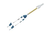 China LC Uniboot Connector Upc Apc SM MM Fiber Optic Patch Cords Duplex Jumper for sale