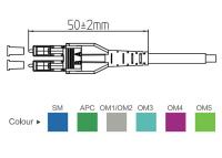 China LC Uniboot Connector Upc Apc SM MM Fiber Optic Patch Cords Duplex Jumper for sale